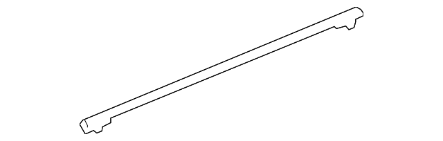 23224855 - Bright Chrome Driver Side Rear Door Window Upper Reveal ...