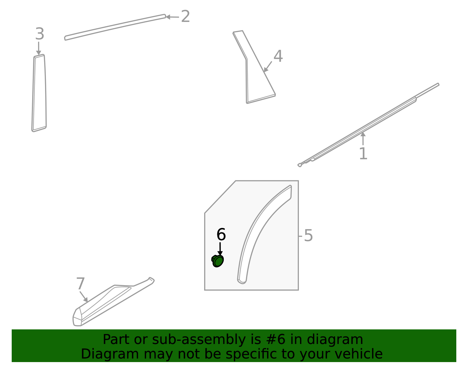 2021-2025 Nissan Molding Clip (fe0 T33) 76882-6RA0A | Nissan Parts Store