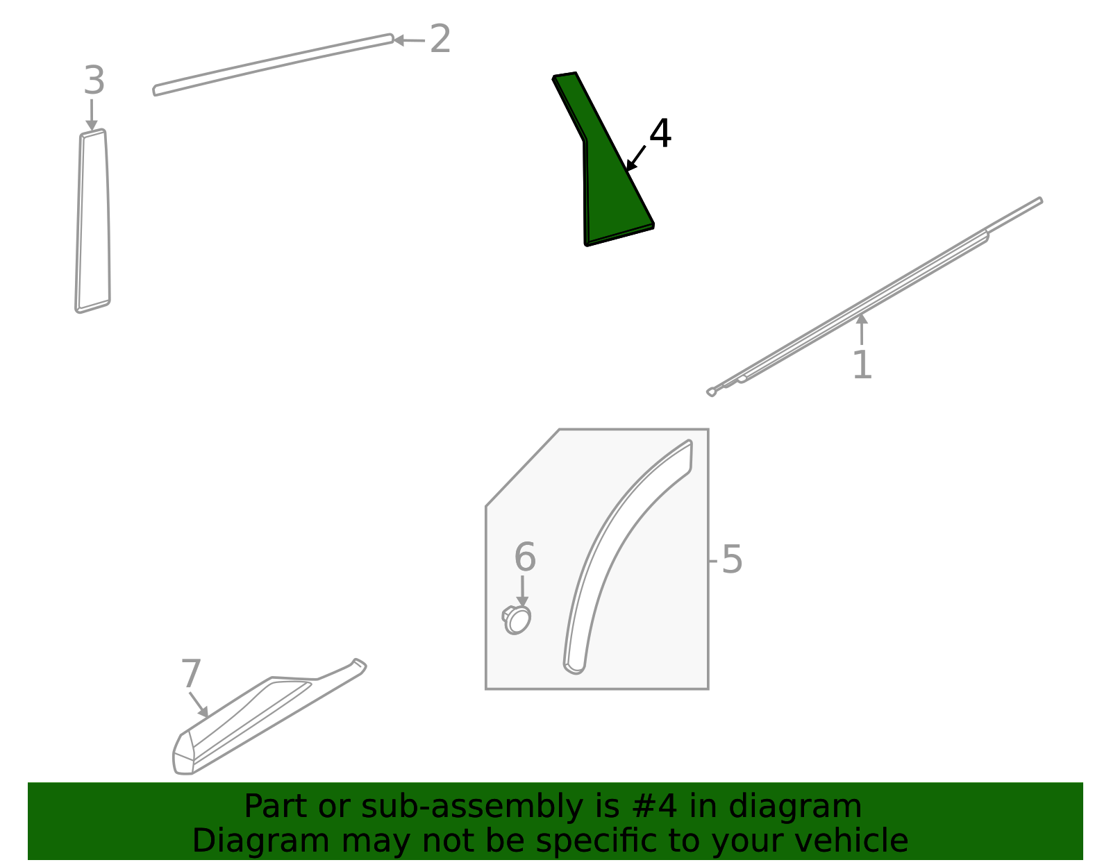 2021-2025 Nissan Rogue Rear Applique 82290-6RA1A | Ziegler Nissan of ...