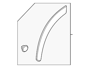 2021-2025 Nissan Rogue Edge Molding 78860-6RR0A | Olympia Nissan ...