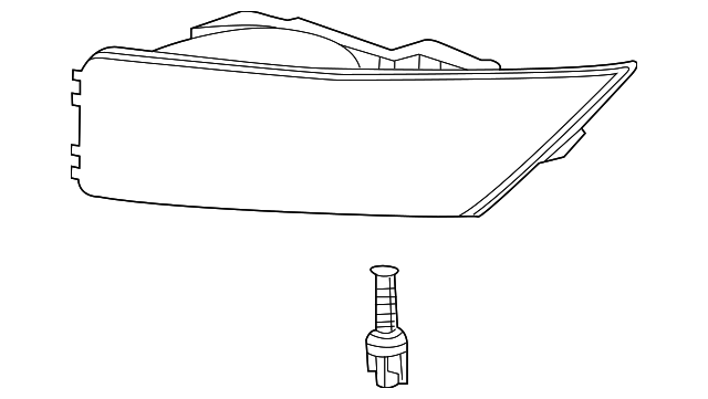 2005-2021 GM Front Fog Lamp 10335108 GM | GMPartsDirect.com