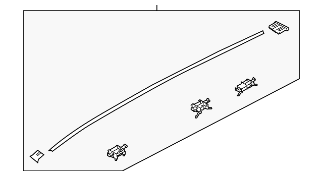 2021-2025 Kia Sorento | Roof Molding | 87240-R5000 | Kia Auto Parts