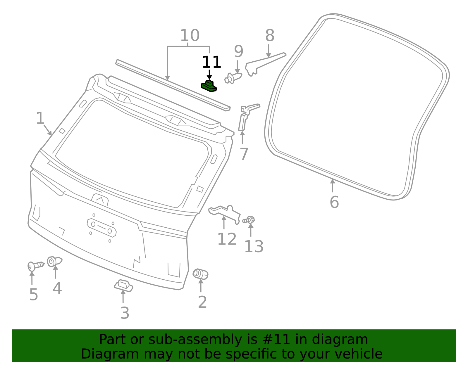 91530-TAA-003 - 2019-2025 Honda Passport - Clip | Honda Parts Cheap