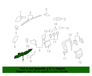 68104-1EA0A | Nissan Panel-Instrument Lower Driver - Genuine OEM ...