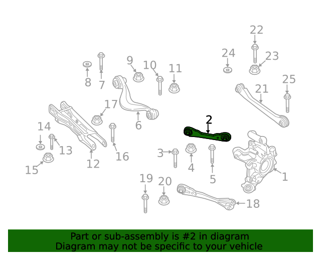 2019-2023 BMW Lower Control Arm 31106878082 | OEM Parts Online