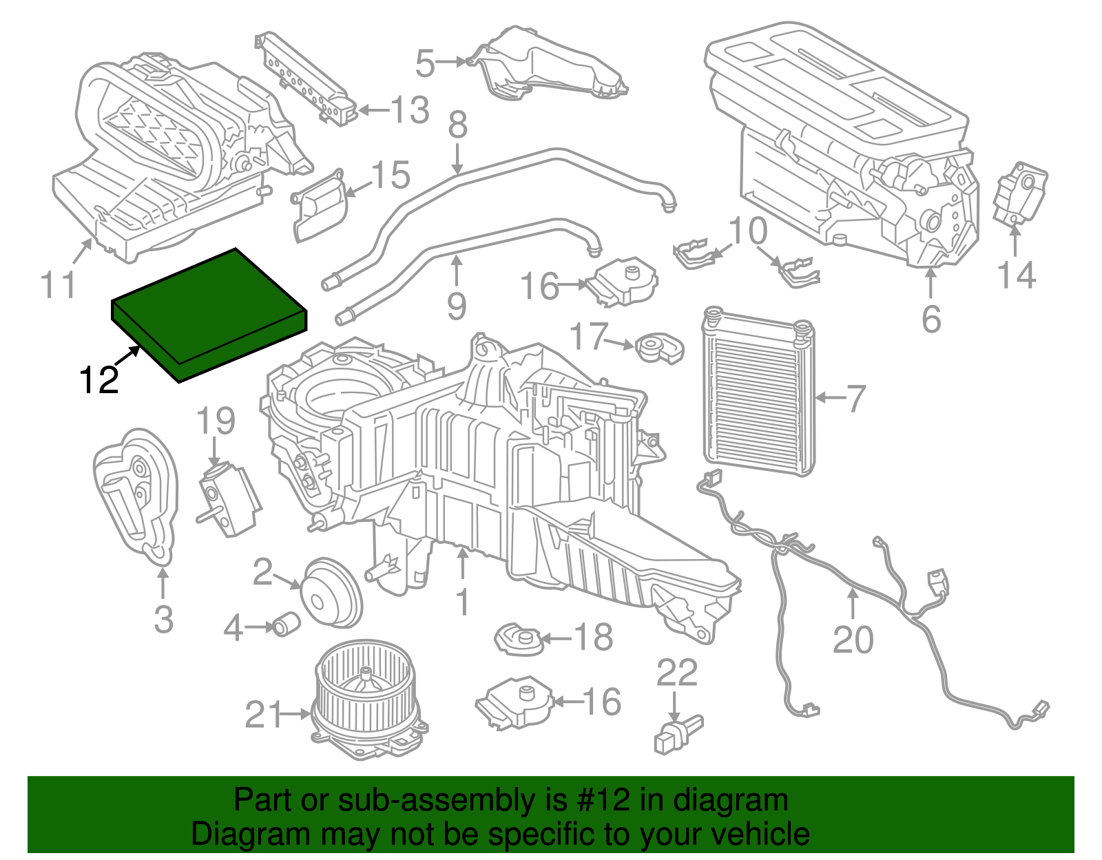 2015-2025 Ford Motorcraft™ Cabin Air Filter FP-92 | OEM Parts Online