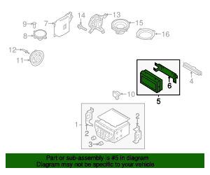 2016 Hyundai Genesis Coupe Display Unit 96525-2M550 | Checkered Flag ...