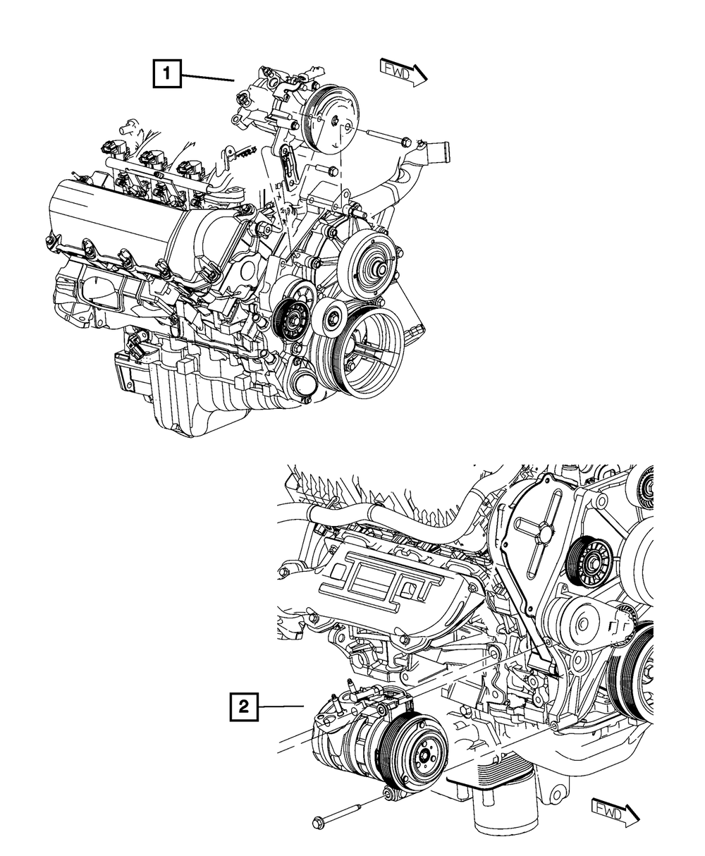 2006-2008 Mopar Air Conditioning Compressor 55111406AD | Canada Mopar ...