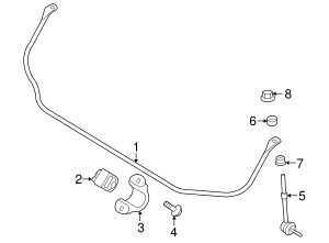 2007-2018 Volvo Stabilizer Link 31476579 | TascaParts.com