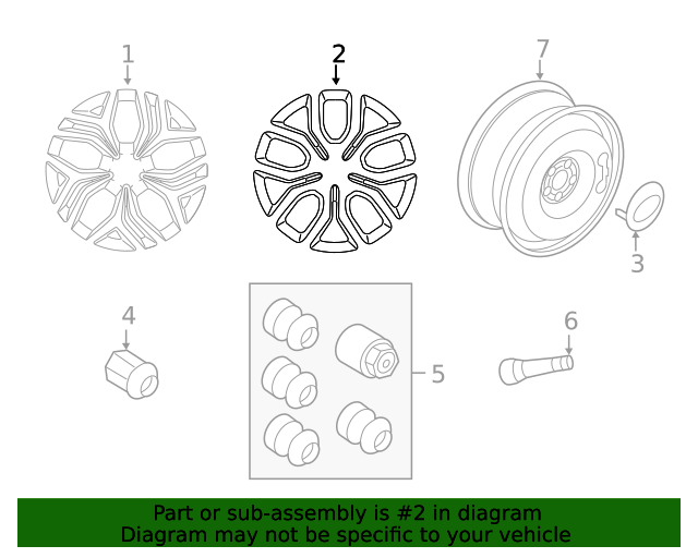 2017-2023 Land Rover Range Rover Evoque Alloy Wheel LR114515 | OEM ...