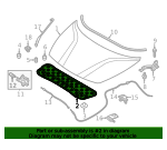 81125-H8000 - Insulator 2018-2023 Kia Rio | Kia.Parts Store