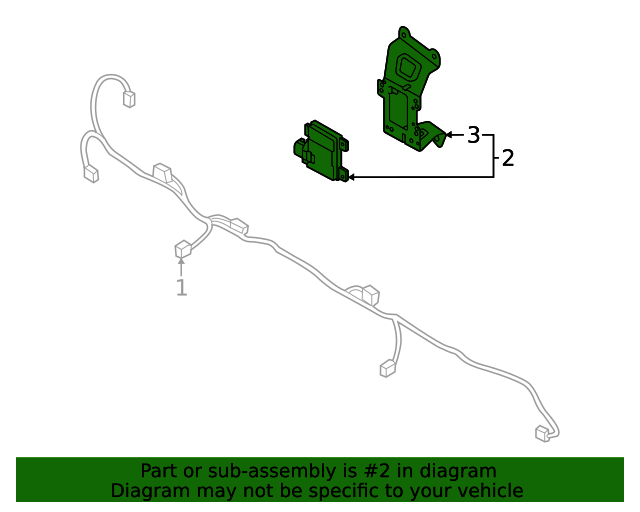 2023 Hyundai Elantra Blind Spot Detection System Warning Sensor 99140 ...
