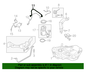 1K0-201-293-B - Feed Line 2008-2009 Audi | Audi OEM Parts