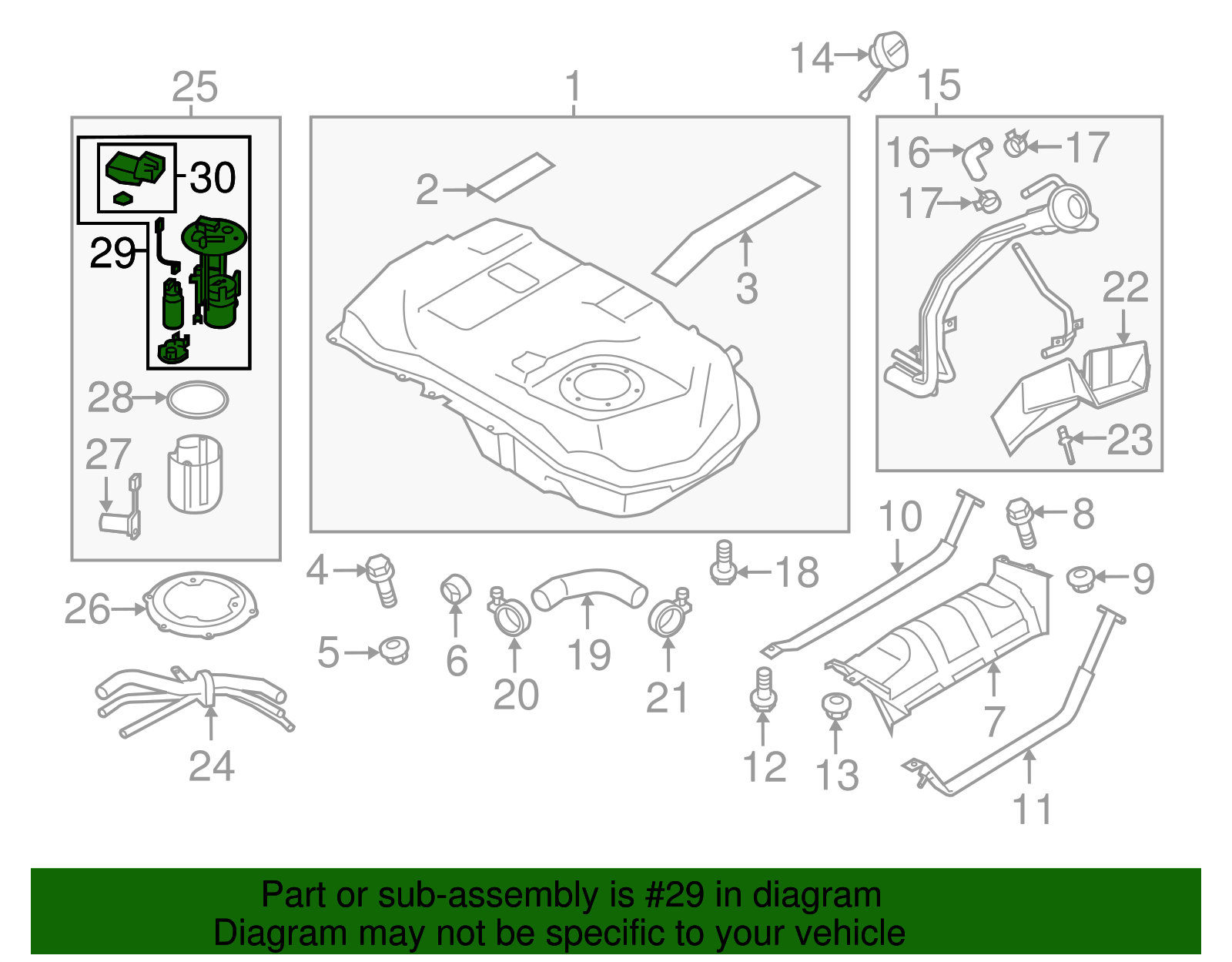 2014-2016 Mitsubishi Outlander Sport Fuel Filter 1770A320 | Retail ...