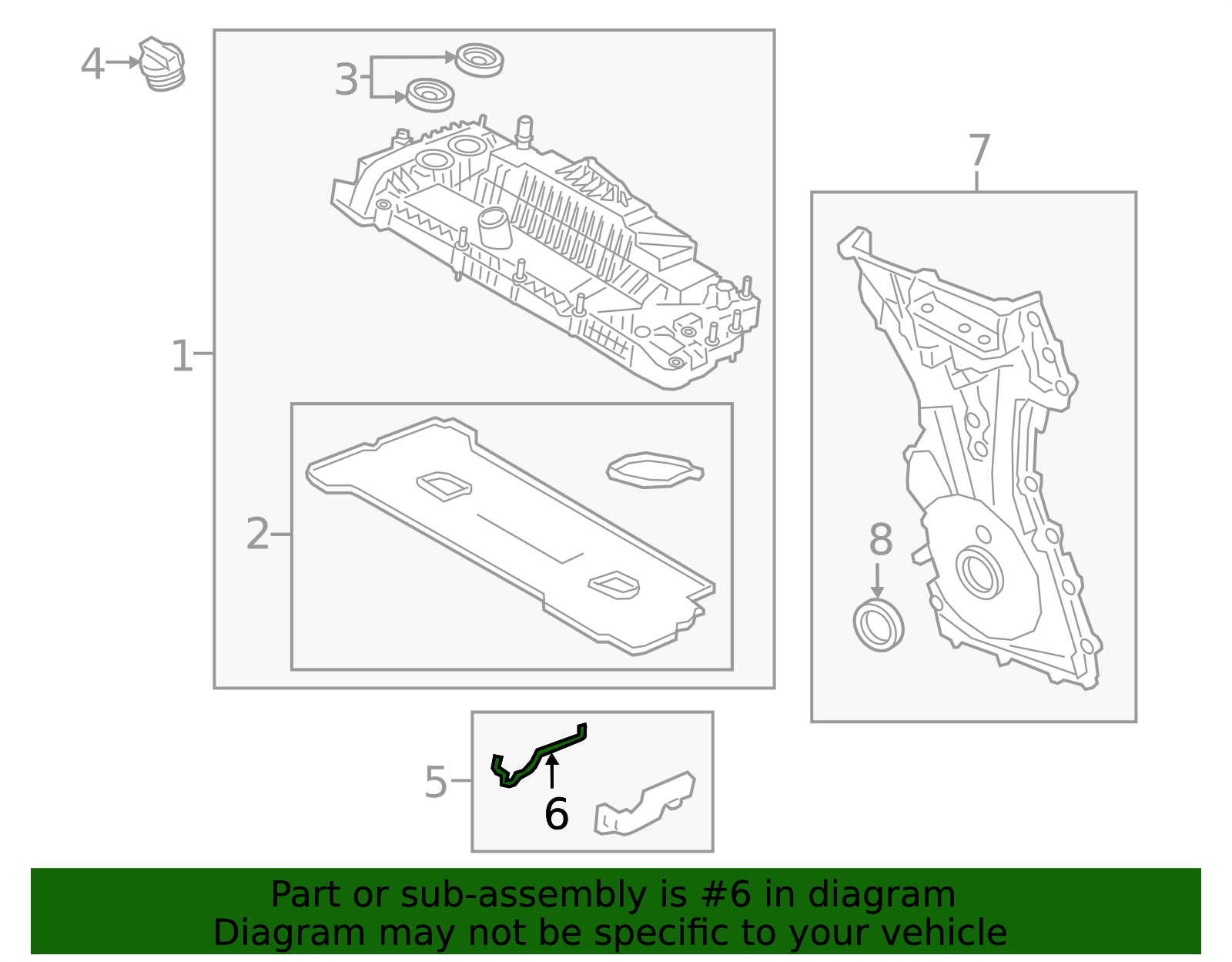 K2GZ-6584-B - 2019-2024 Ford - Engine Valve Cover Gasket | My Ford Parts