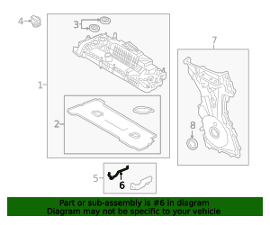 2019-2022 Ford Engine Valve Cover Gasket k2gz6584b | TascaParts.com