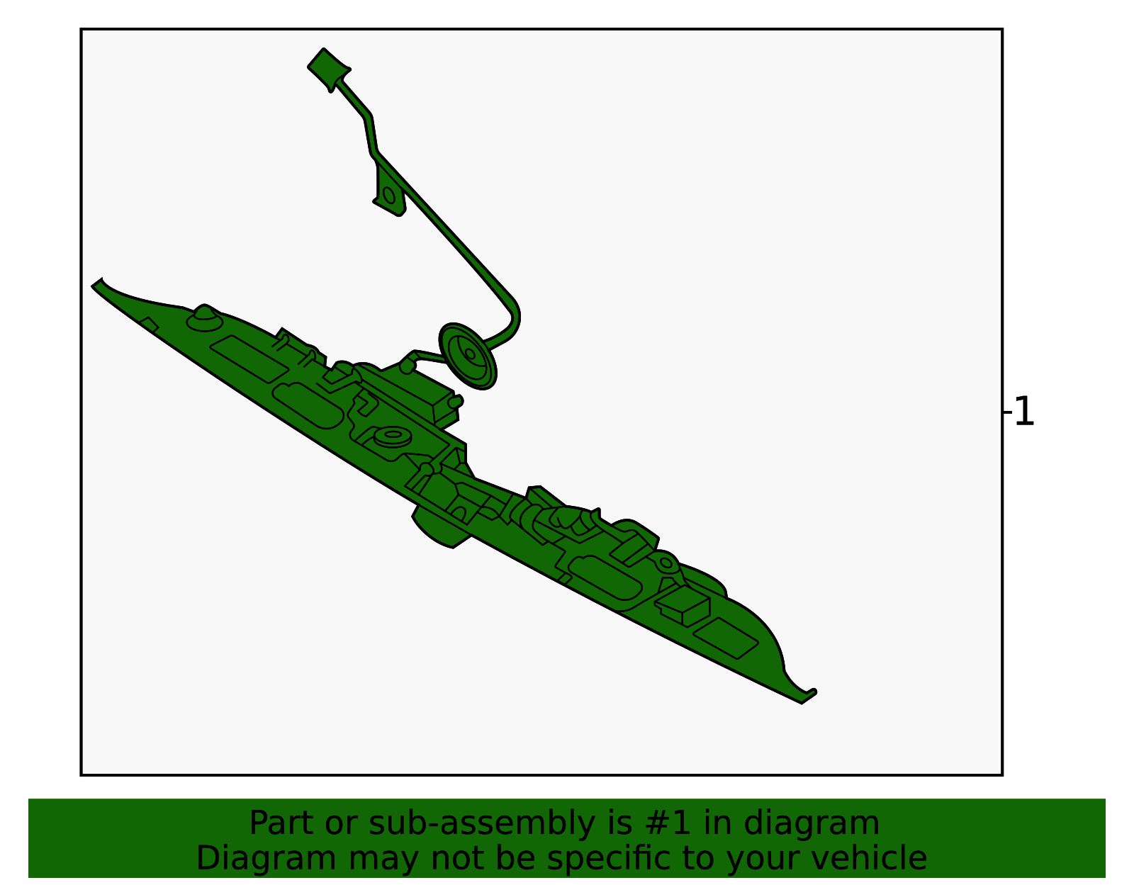 OEM Ford License Lmp Assembly For 2020 Lincoln Corsair - Part No. LJ7Z ...