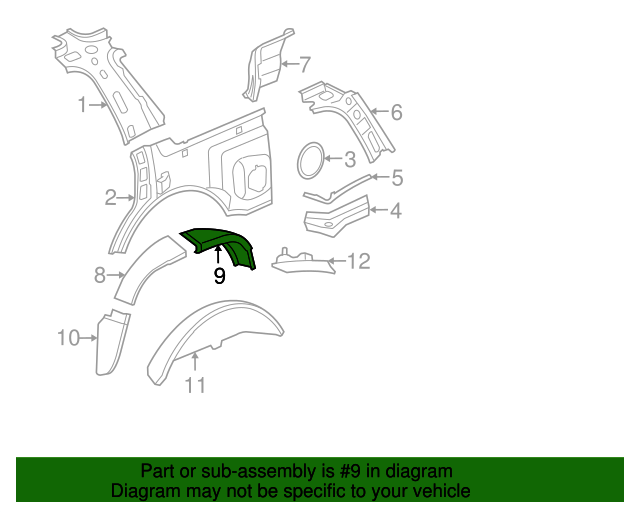 15824936 Panel - New OEM Part From GM Parts Direct | GM Parts Store