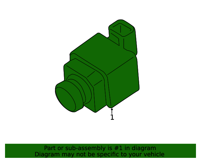 51117933177 - 2020-2022 BMW X6 Front Camera Plug (51-11-7-933-177 ...