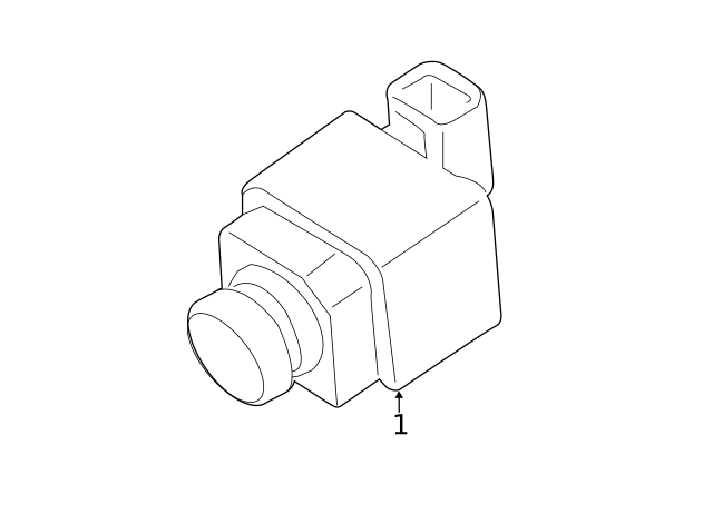 51117933177 - 2020-2022 BMW X6 Front Camera Plug (51-11-7-933-177 ...