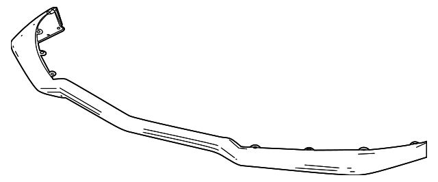 2017-2024 Chevrolet Camaro Black Meet Kettle Metallic Front End Spoiler ...