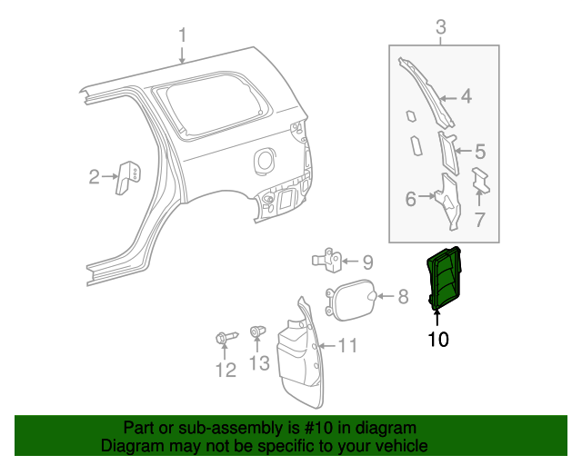 62940-AA012 - Pressure Vent 1996-2022 Toyota | Longo Toyota Parts