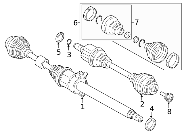 31605a2e057 - 2019-2022 BMW Axle Assembly (31-60-5-A2E-057) | BMW of ...