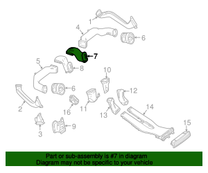 447-831-34-45 - Center Duct 2016-2023 Mercedes-Benz Metris | Mercedes ...