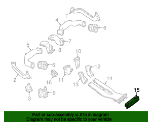 447-831-11-60-9051 - Vent Panel 2016-2023 Mercedes-Benz Metris ...