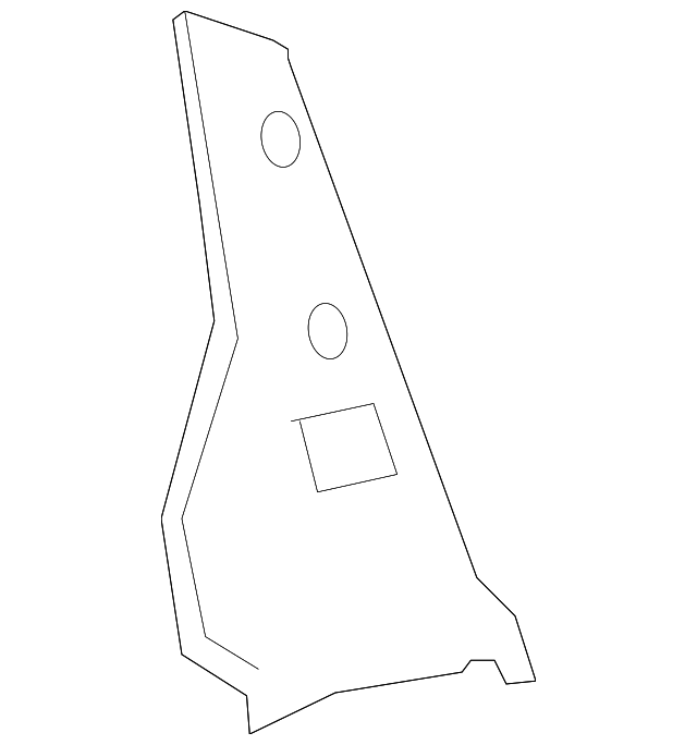 2007-2011 Toyota Camry Outer Reinforced 61712-33070 | Toyota Parts Center