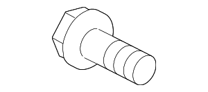 2001-2013 Toyota Wheelhouse Liner Bolt 90080-11167 | Toyota Parts Center