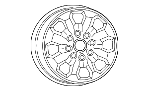 6MS041UWAA - Aluminum Wheel - 2019-2020 Mopar | Mopar Parts Canada