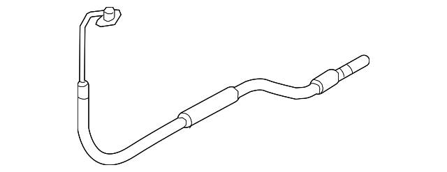 2013-2014 Audi A8 Quattro Lower Press Hose 4H0-422-893-BF | Audi USA Parts