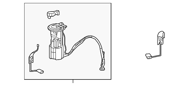 2008-2009 GM Fuel Tank Fuel Pump Module Kit with Level Sensor,Seals and ...
