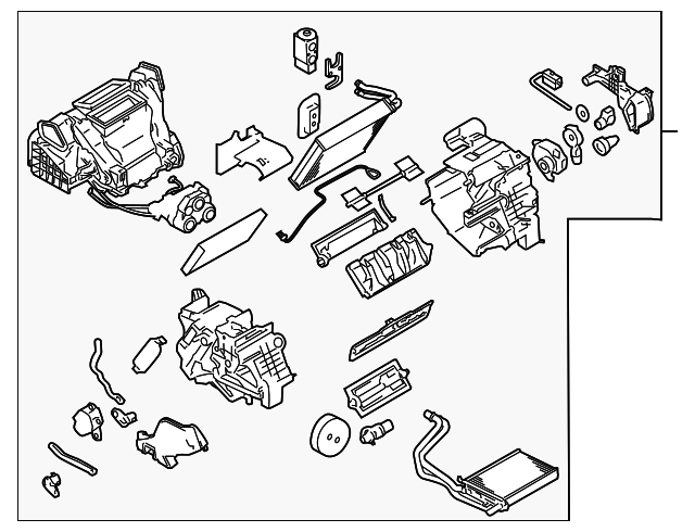2009-2014 Nissan Cube AC & Heater Assembly 27210-1FC2D | Nissan Parts Store