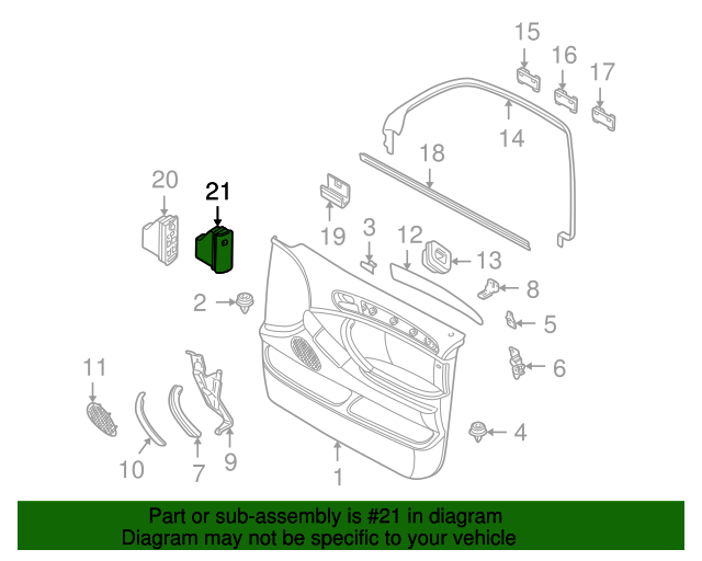 61-31-6-962-505 - Window Switch - 2000-2006 BMW X5 | BMWPartsHub