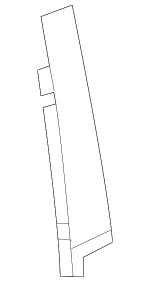 2021-2022 Buick Envision Front Driver Side Door Window Frame Rear ...