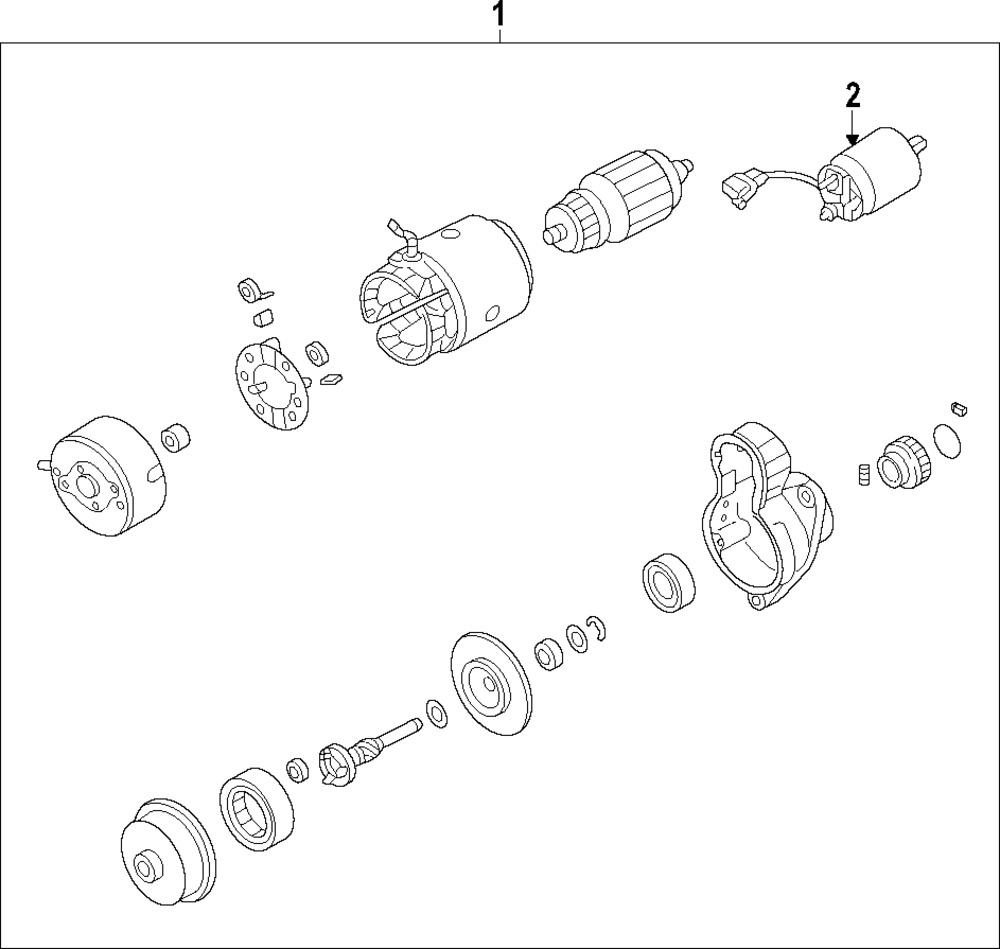 2017 Nissan Juke Starter Solenoid 23343-EN21A | Team Nissan Inc.