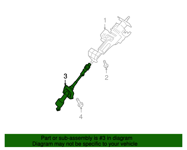 2007-2009 Hyundai Santa Fe U-Joint Coupling 56400-0W100 | QuirkParts