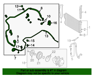 2010-2011 Hyundai Tucson Hose & Tube Assembly 97775-2S500 | OEM Parts ...