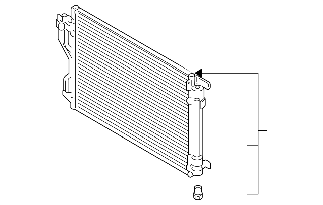 2010-2015 Hyundai Tucson Condenser 97606-2S500 | OEM Parts Online