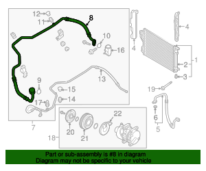 97764-2S500 - Suction Hose 2010-2013 Hyundai Tucson | AutoNationParts.com
