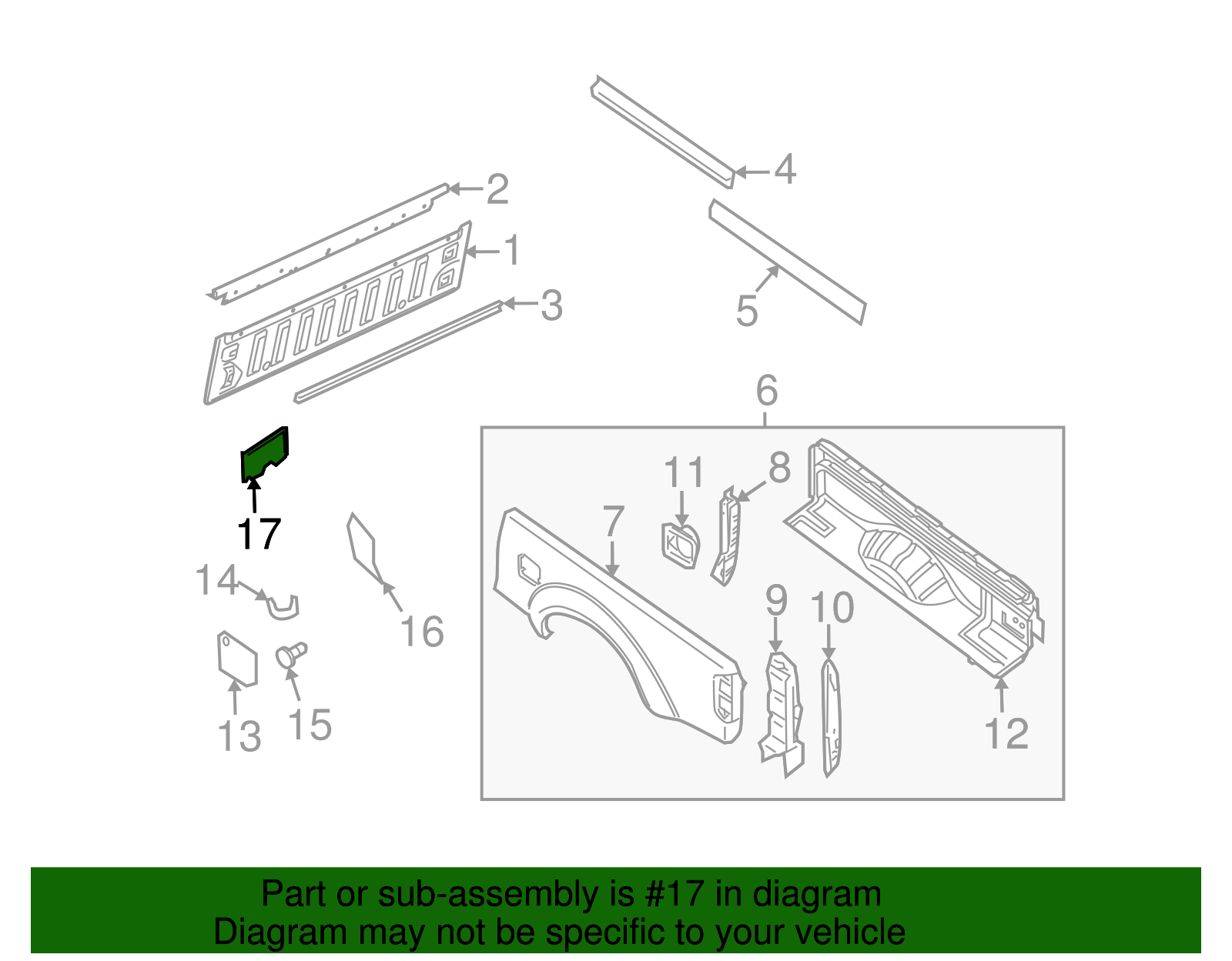 2005-2024 Nissan Frontier Air Guide 76804-EB000 | OEM Parts Online