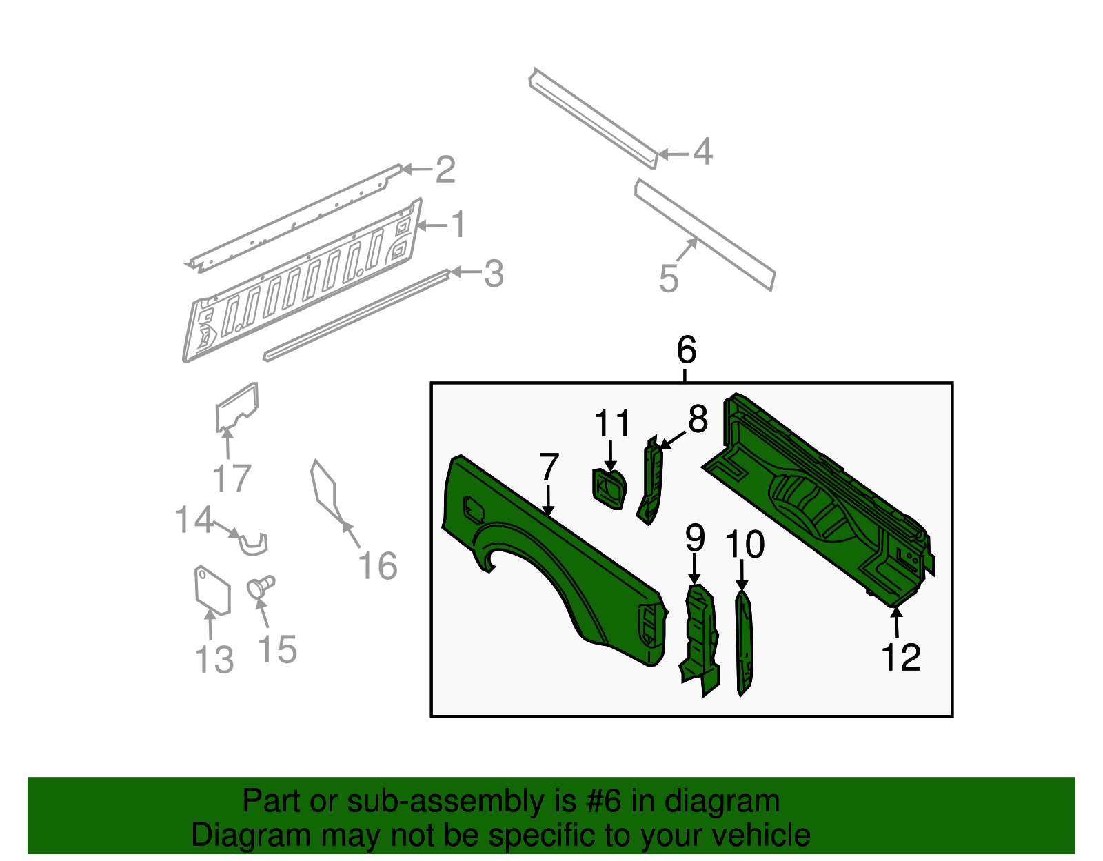 2005-2021 Nissan Frontier Side Panel Assembly K3301-ZS0MA | My Nissan Part