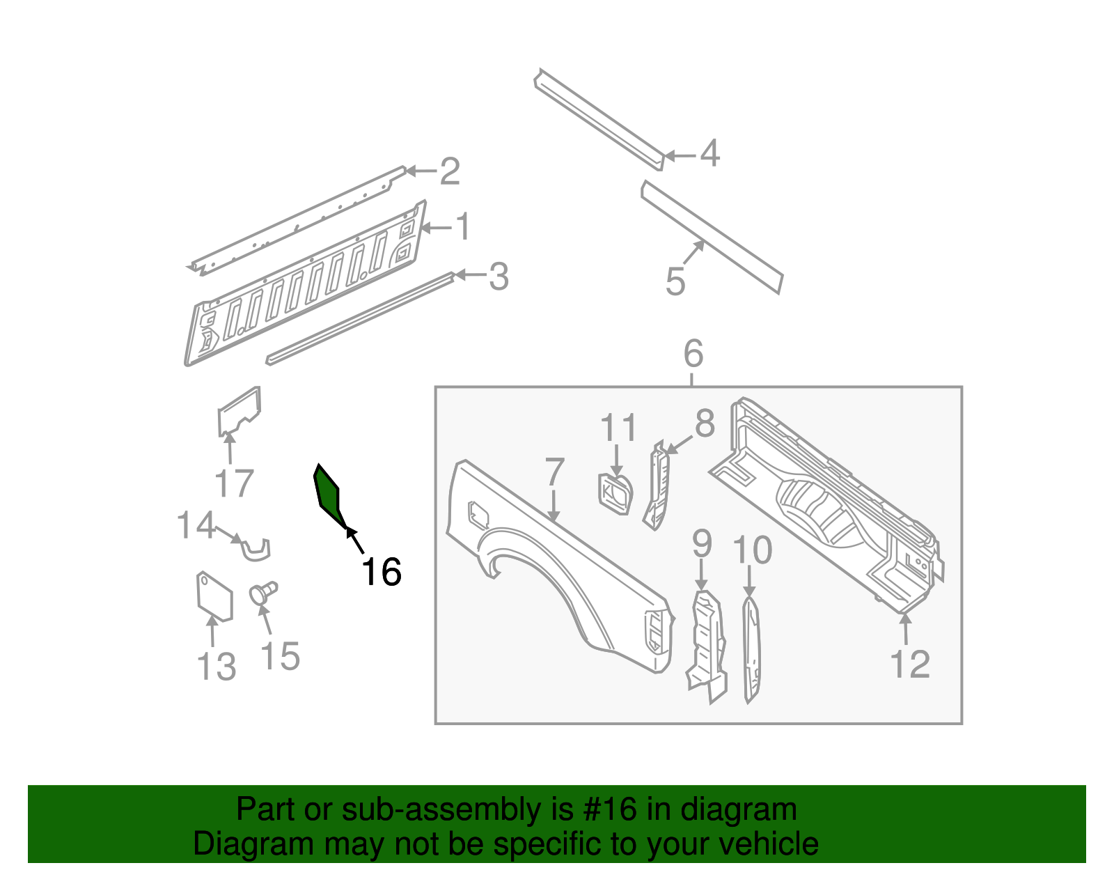 78817-9BM0B - 2005-2021 Nissan Frontier - Side Body Trim Protector ...