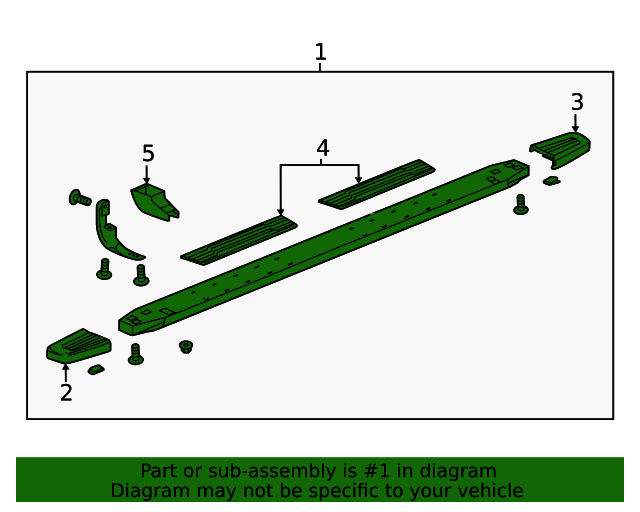 Genuine OEM Running Board Step Part# 84011356 Fits 2019-2021 GM: Up To ...