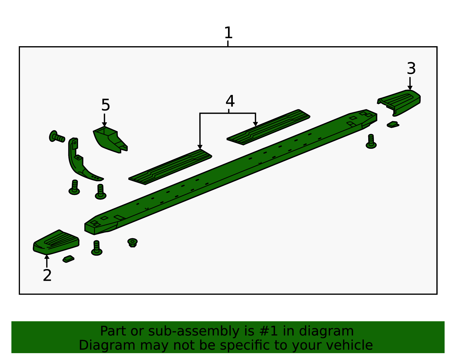 2019-2025 GM Assist Steps, Wheel To Wheel, Black 84126245 GM ...