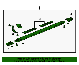 2019-2025 GM Assist Steps, Wheel To Wheel, Chrome 84016709 | OEM GM Parts