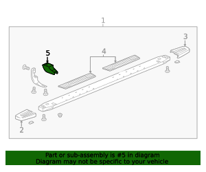 2019-2025 GM Assist Step Bracket Cover 84224885 GM | GMPartsDirect.com