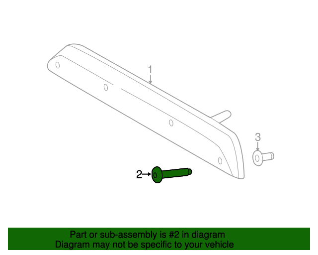 W717003-S900 2015-2024 Ford High Mount Lamp Screw | Fairway Ford Parts